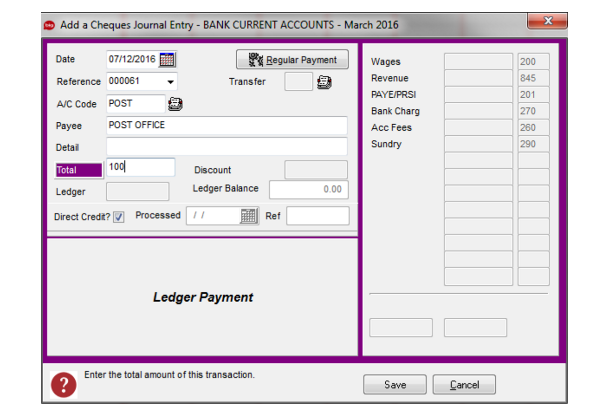 Cheques Journal & Bank, Accounts Support | Big Red Book